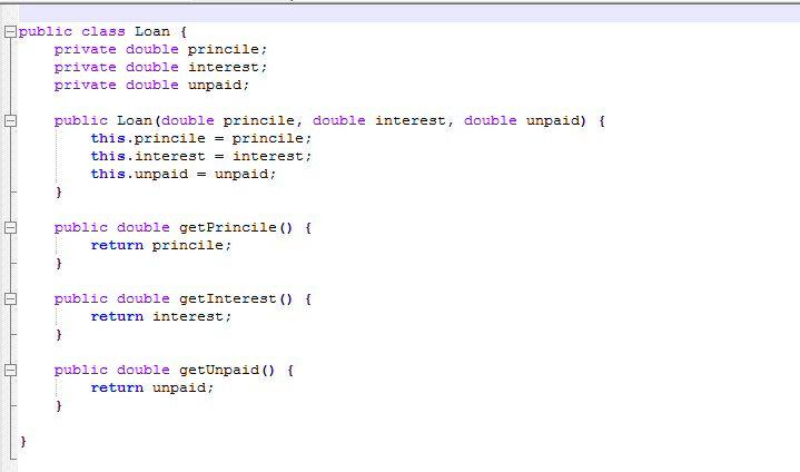 Extra Credit Assignment 3 Loan Calculator Java Implementation Source Code 5186