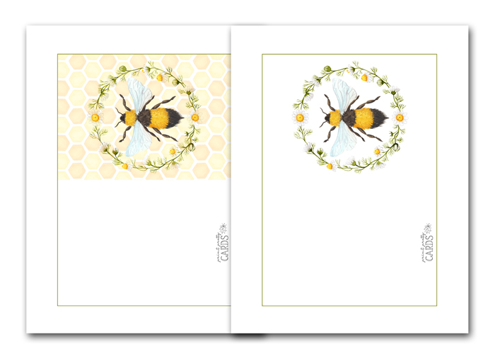 Free Printable Bee Cards | Print Pretty Cards