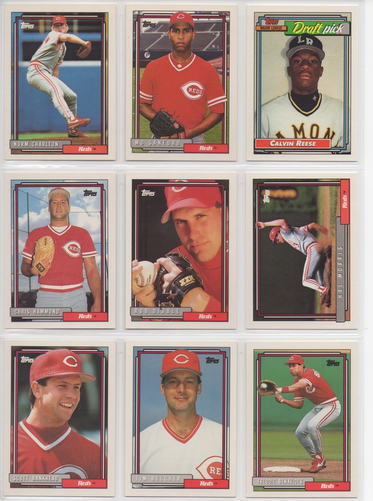 Cincinnati Reds Baseball Card Collector: 1992 Topps Cincinnati Reds ...
