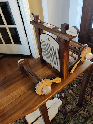 She's just a girl who creates...: Another Reproduction Treadle loom
