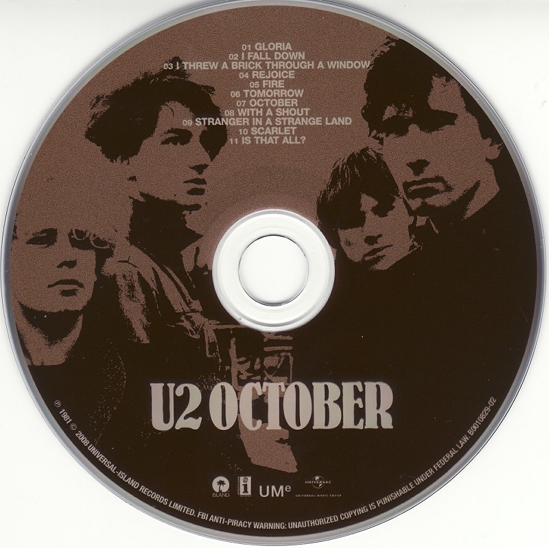 On The Road Again: U2 "October"