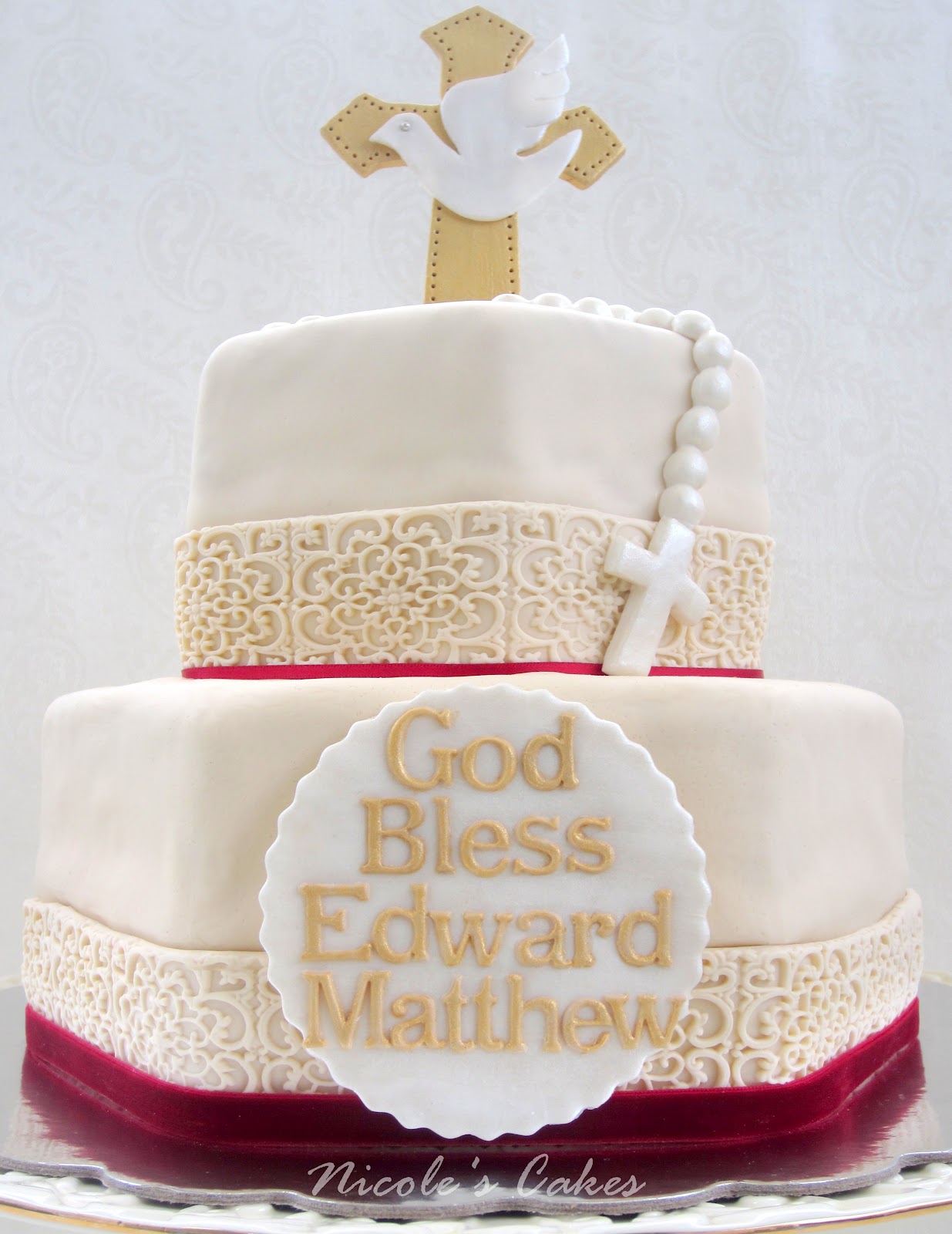 Confections, Cakes & Creations!: Elegant Confirmation Cake