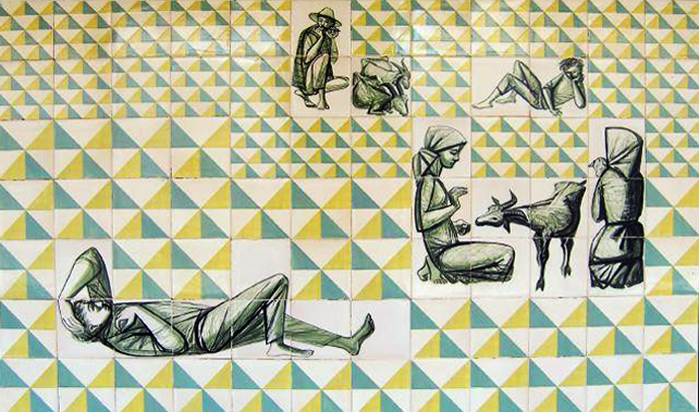 cerâmica modernista em portugal: Maria Keil - Estação Parque - Azulejos ...