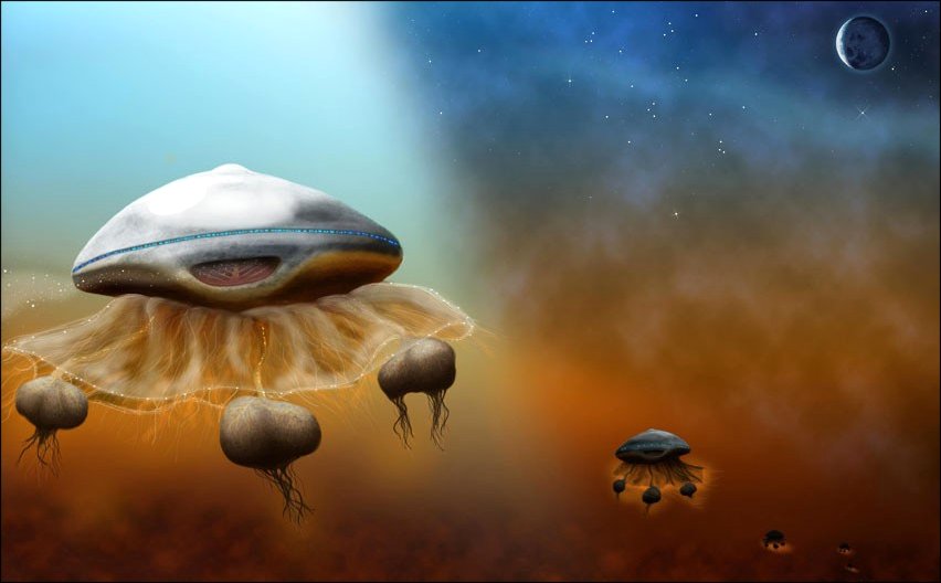 Suburban spaceman: An Artistic Concept of Alien Life - Saturn's Titan