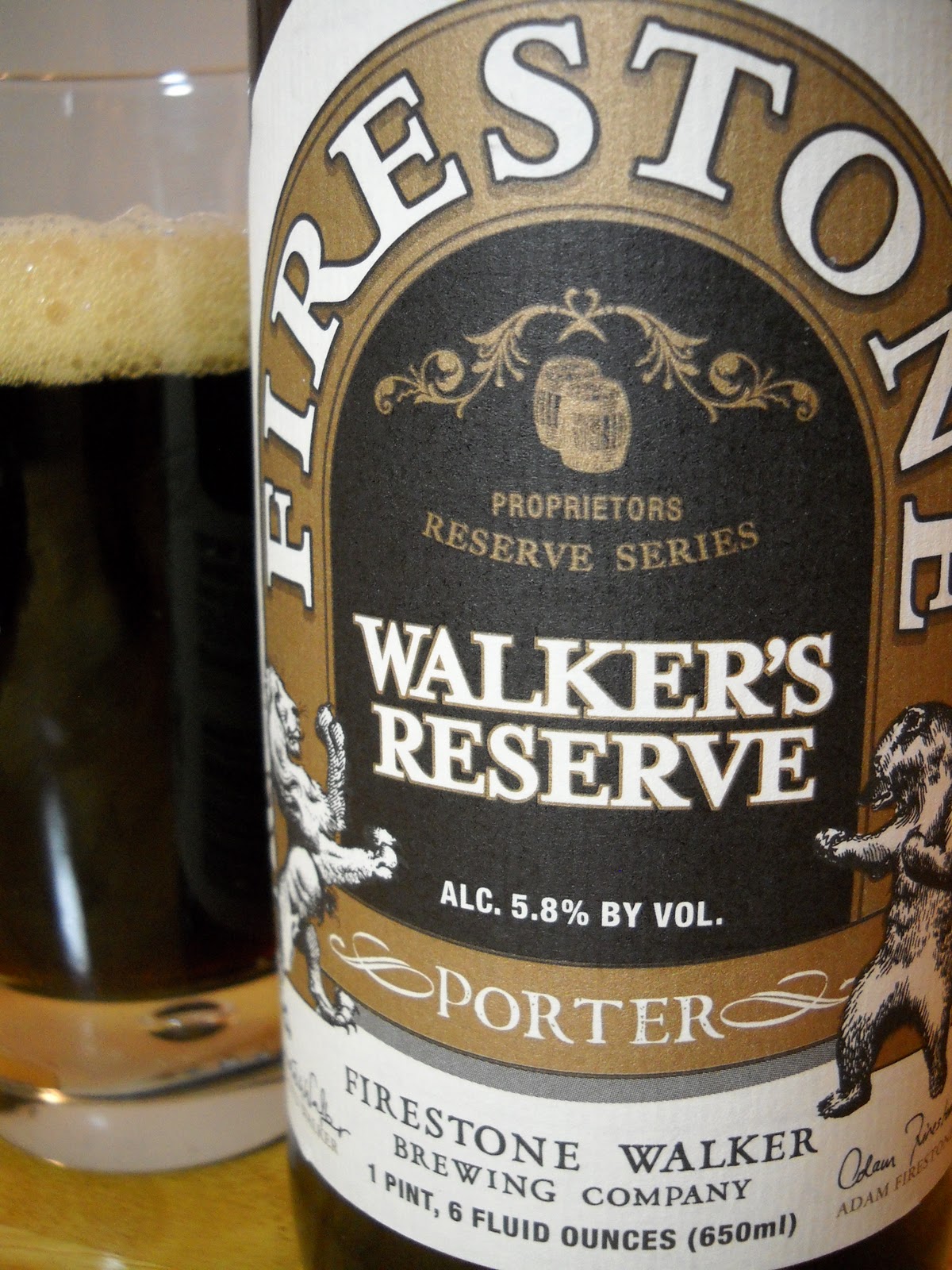 Burgers and Brews: Firestone Walker, Porter
