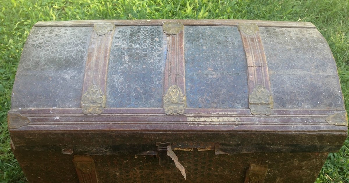 Mamy a la obra: Baul antiguo restaurado