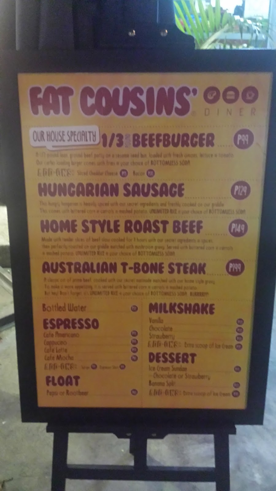 The Beki Whisperer: Beksena: Fat Cousins' Diner