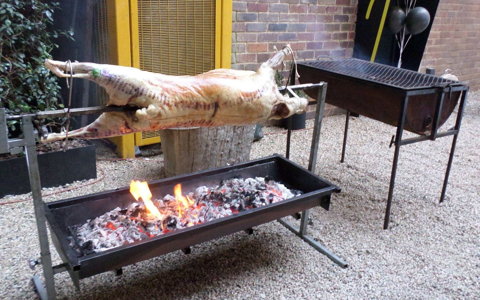 Braai Winkel: Lamb Spit Braai for 60 People