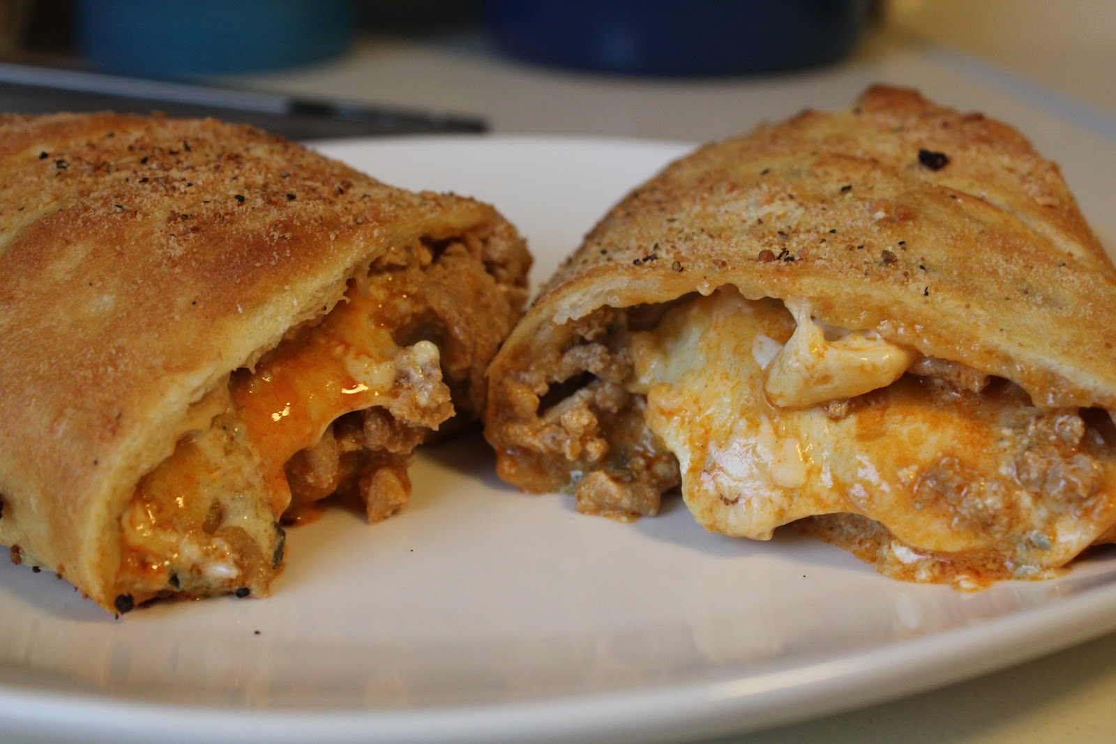Buffalo Chicken Calzone
