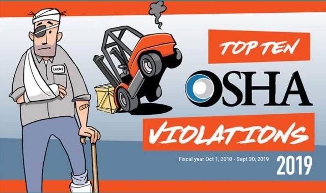 A List of Some 2019 OSHA Violations #Infographic - Visualistan