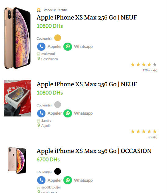 Iphone XS Max Prix Maroc 2020 - Ma-Gov