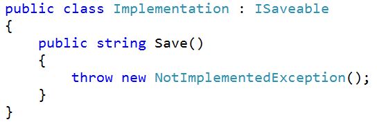Jeremy Bytes: Updating an Interface Implementation Jeremy Bytes: Updating an Interface Implementation