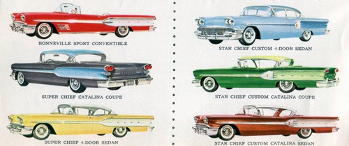 1958 Pontiac Star Chief: Considering colour options