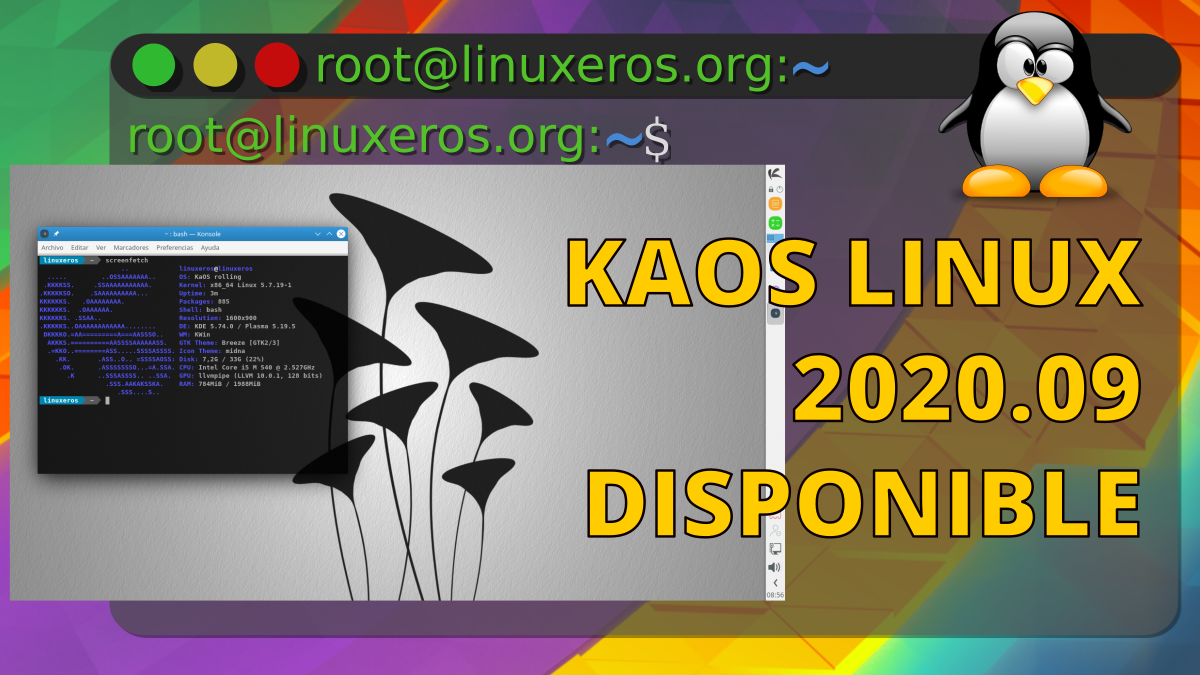 KaOS Linux 2020.09 Disponible con KDE Plasma 5.19.5 y Calamares ~ Linuxeros