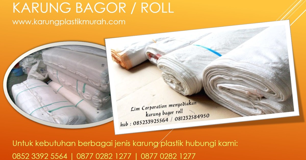 Pabrik Karung Bagor Roll (Karung Layar) | Pertanian Padi