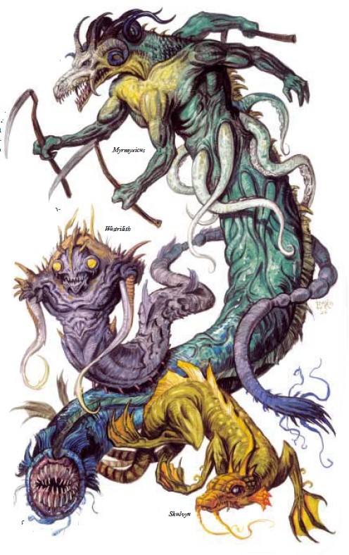 Generic Universal Eggplant: Monsters: Aquatic Demons