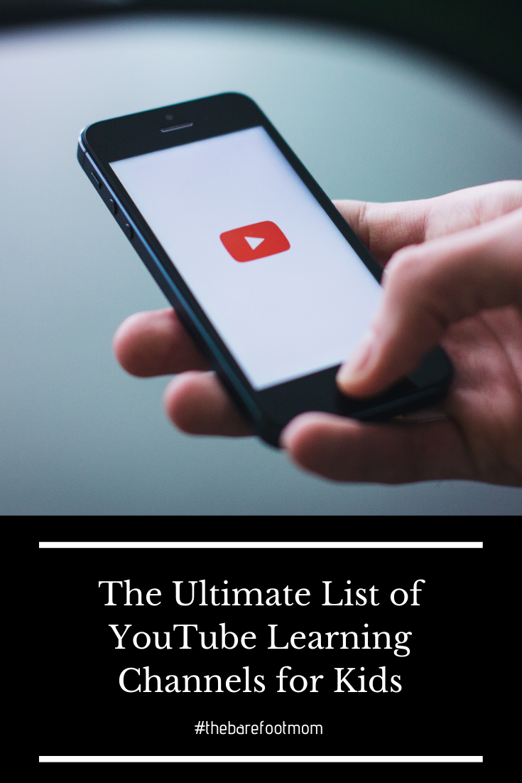 The Ultimate List of YouTube Learning Channels for Kids