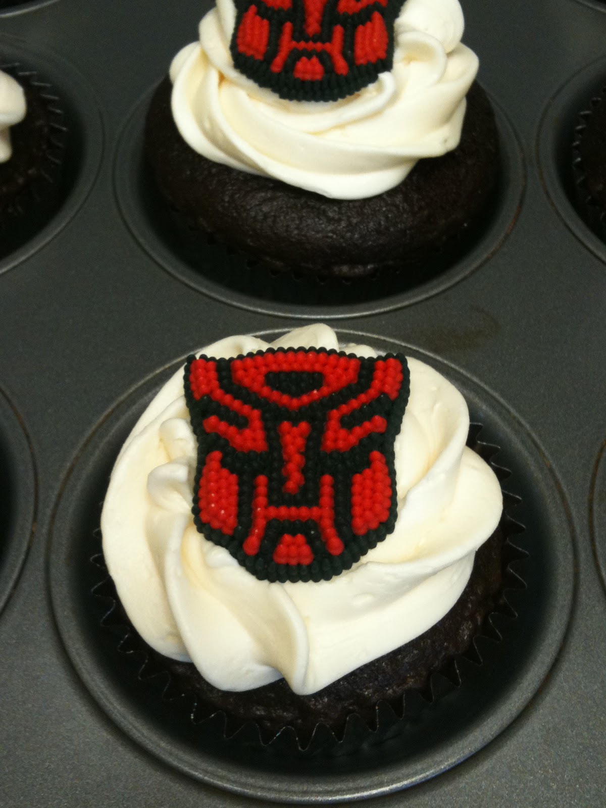Simply Christie: Transformers Cupcakes