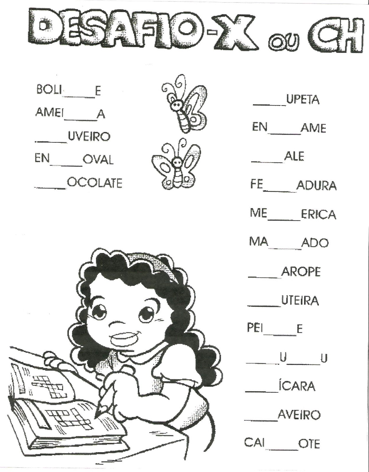 Cruzadinha X Ou Ch - EDUCA