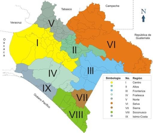 Municipio D' Soconusco: Mapa
