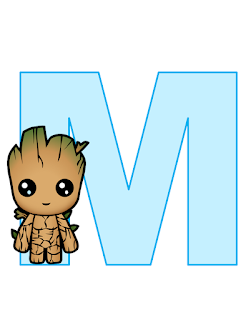 Kits imprimibles gratis : Abecedario baby groot