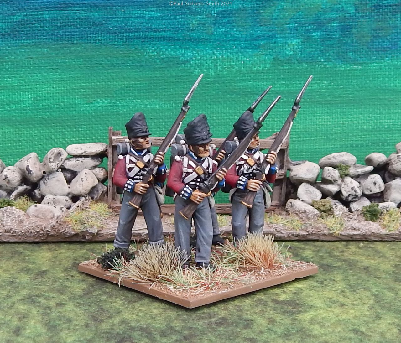 Scrivsland: 1st Line Battalion, King's German Legion