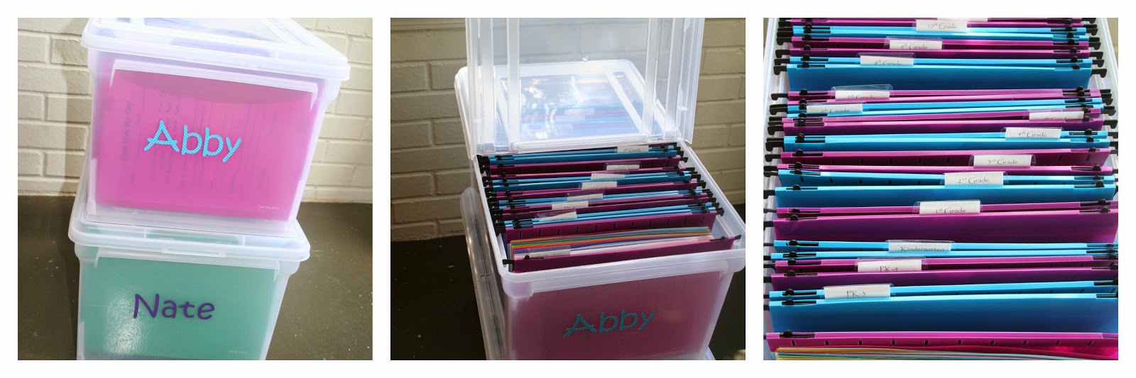 Organizing Plus 123: Reader Space: Organizing Kids' Artwork