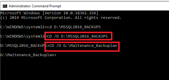 How to change directory or drive path through command prompt(cmd)