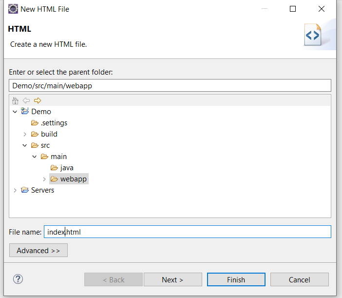 How to create Dynamic Web Project in Eclipse