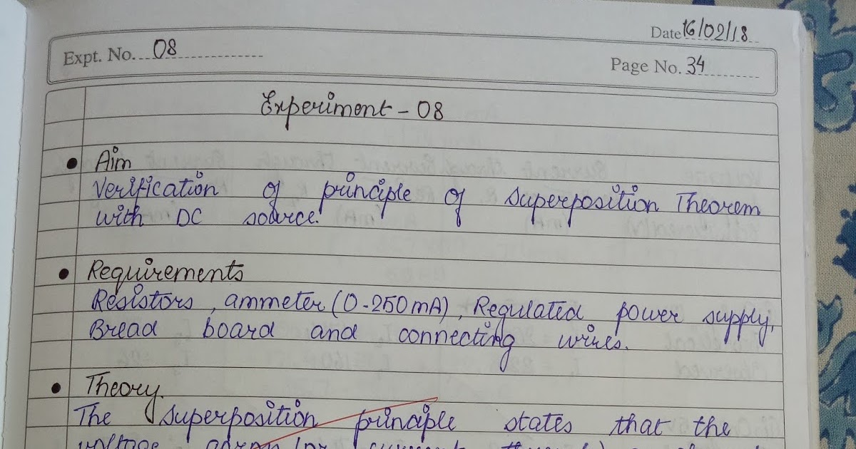 B. Tech First Year Experiments