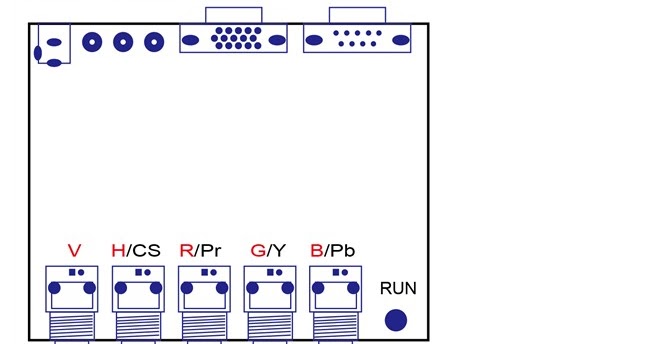 Industrial display: CNC Monior replacement RGB,MDA,CGA,EGA to VGA Converter