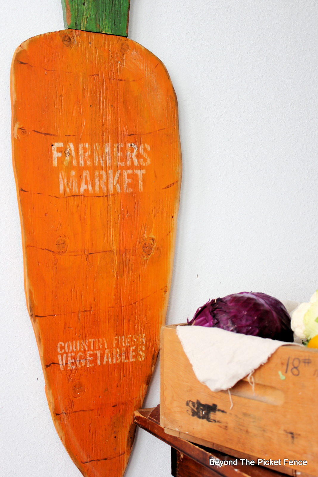 Beyond The Picket Fence: Vintage Style Farm Stand Sign