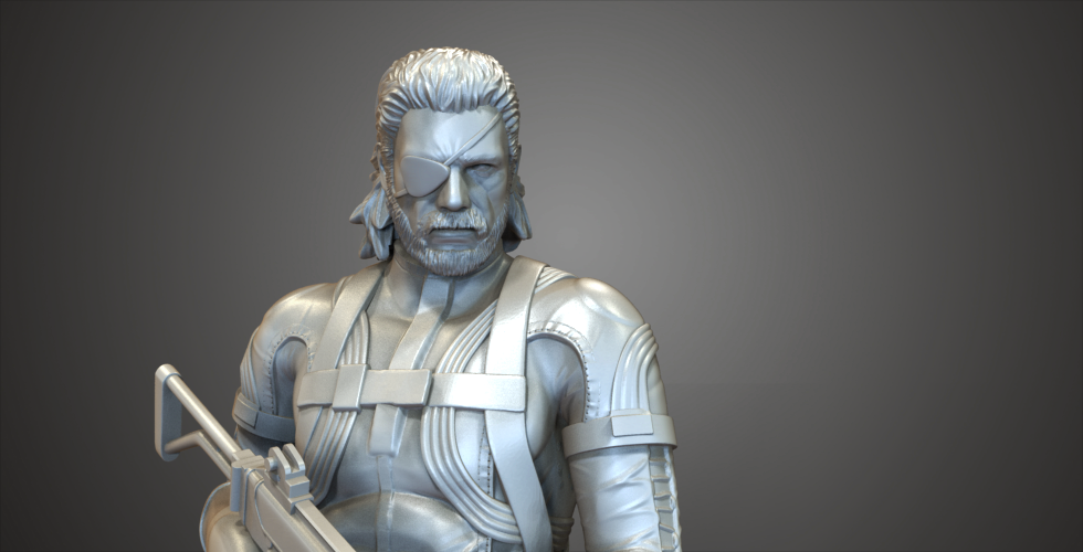 Metal Gear - Big Boss 3D Model | Static | 3D Printing Designs