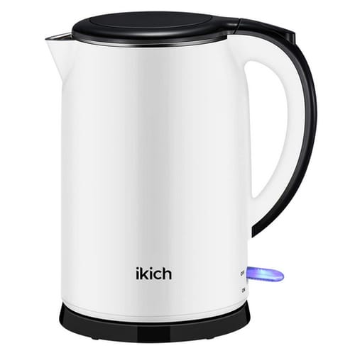 Review IKICH Double Wall Cool Touch Electric Kettle