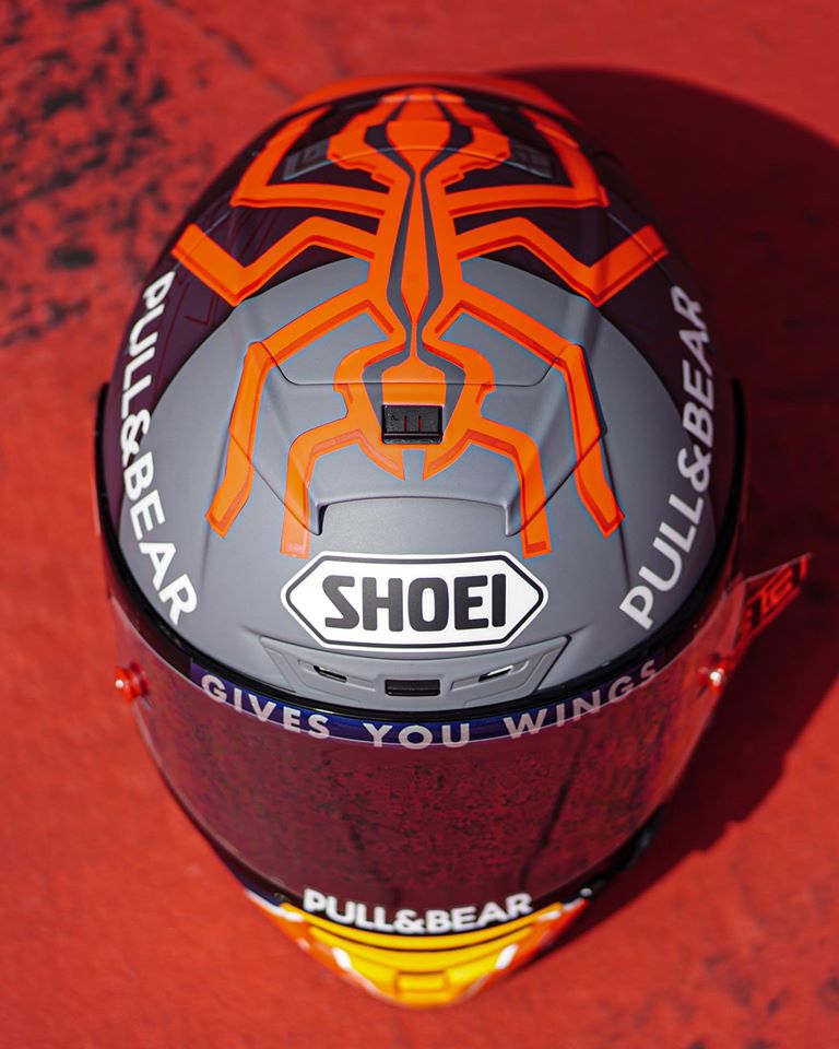 Racing Helmets Garage: Shoei X-Spirit III Marc Márquez Winter Test 2020 ...