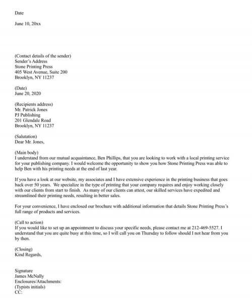 Business Letter Format Date - Birthday Letter