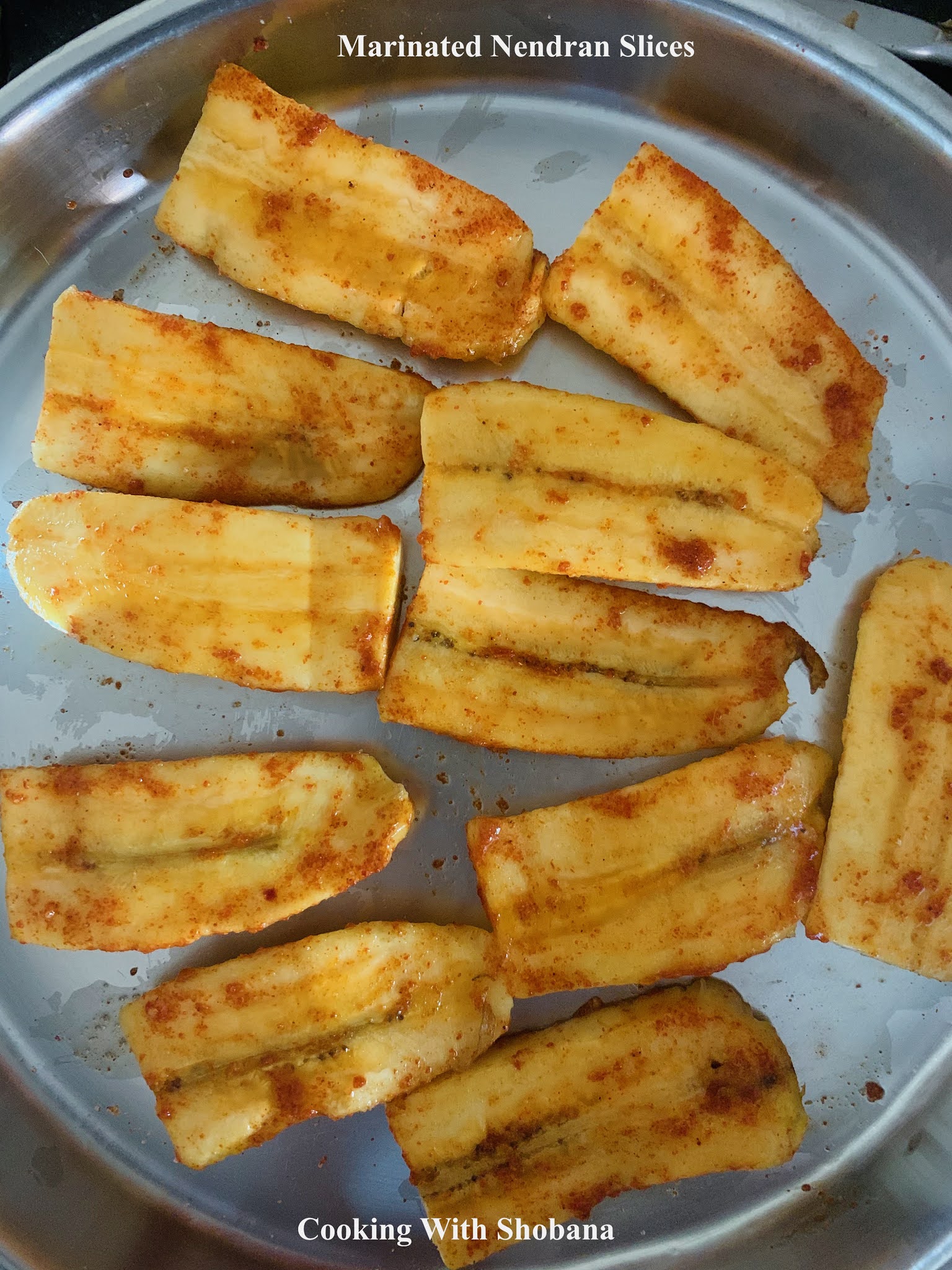 Cooking With Shobana : NENDRA PAZHAM FRITTERS