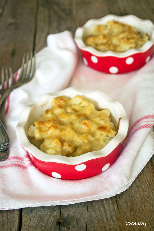 KOOKING: Coliflor con salsa de queso - Cooking the Chef