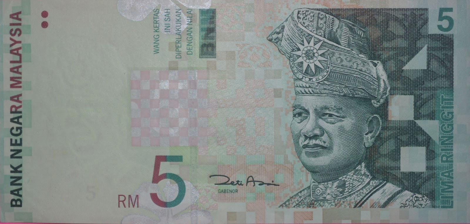 Galeri Sha Banknote: WANG KERTAS RM5 ERROR