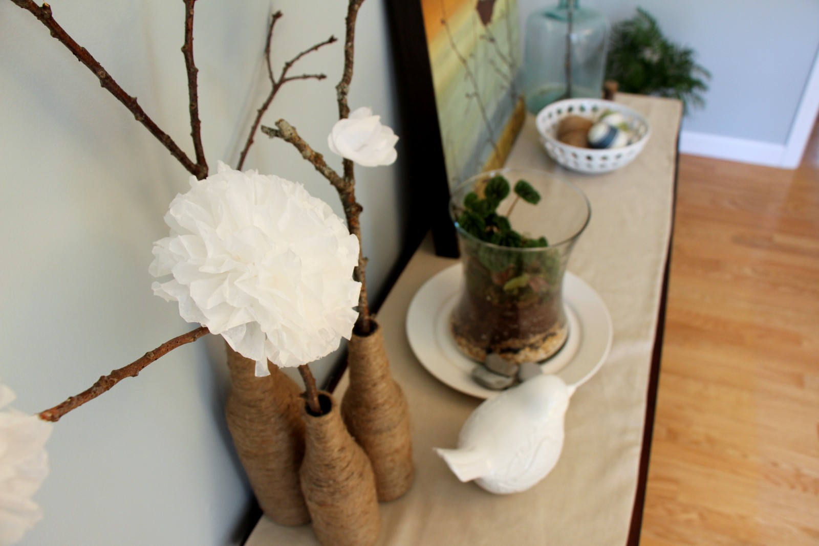 Heart Maine Home: Spring decor with natural elements and textures