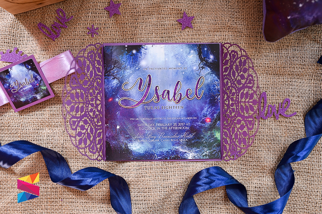 Enchanted Themd Debut Invitation - Stunro CreativeWorks