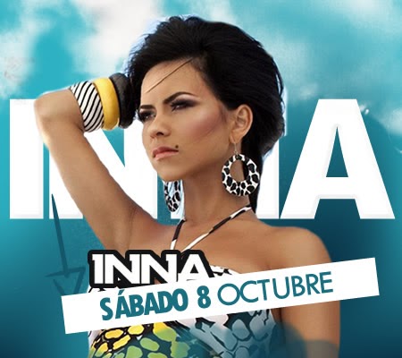 .: INNA, ESTE SÁBADO 8 DE OCTUBRE EN GUADALAJARA