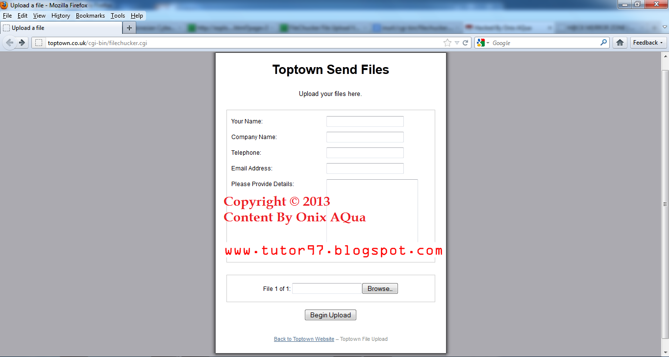 Tutorial Hacking: Deface Exploit FileChucker