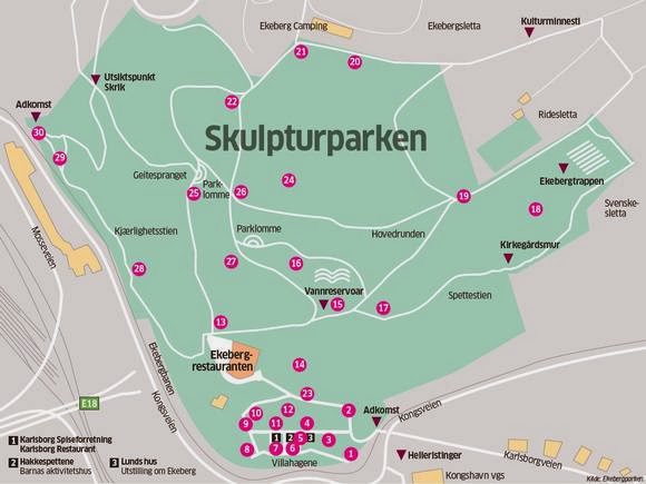 Det skal bli helt konge!: Ekebergparken. Taide- ja ulkoilupuisto ...