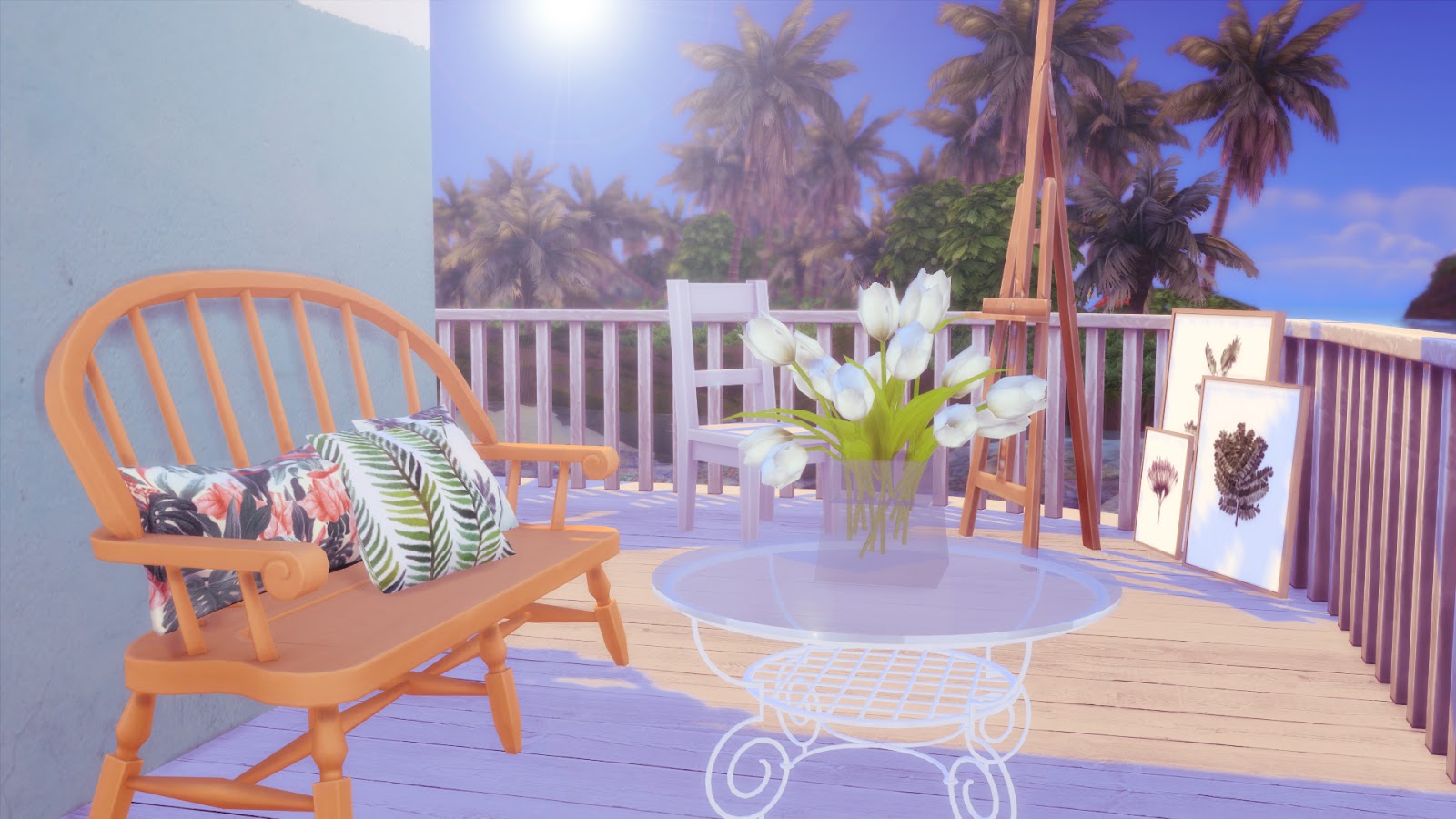 SIMS 4 | SURF STYLE DECOR | BEACH HOUSE | CASA DE PRAIA | DL + CC ...