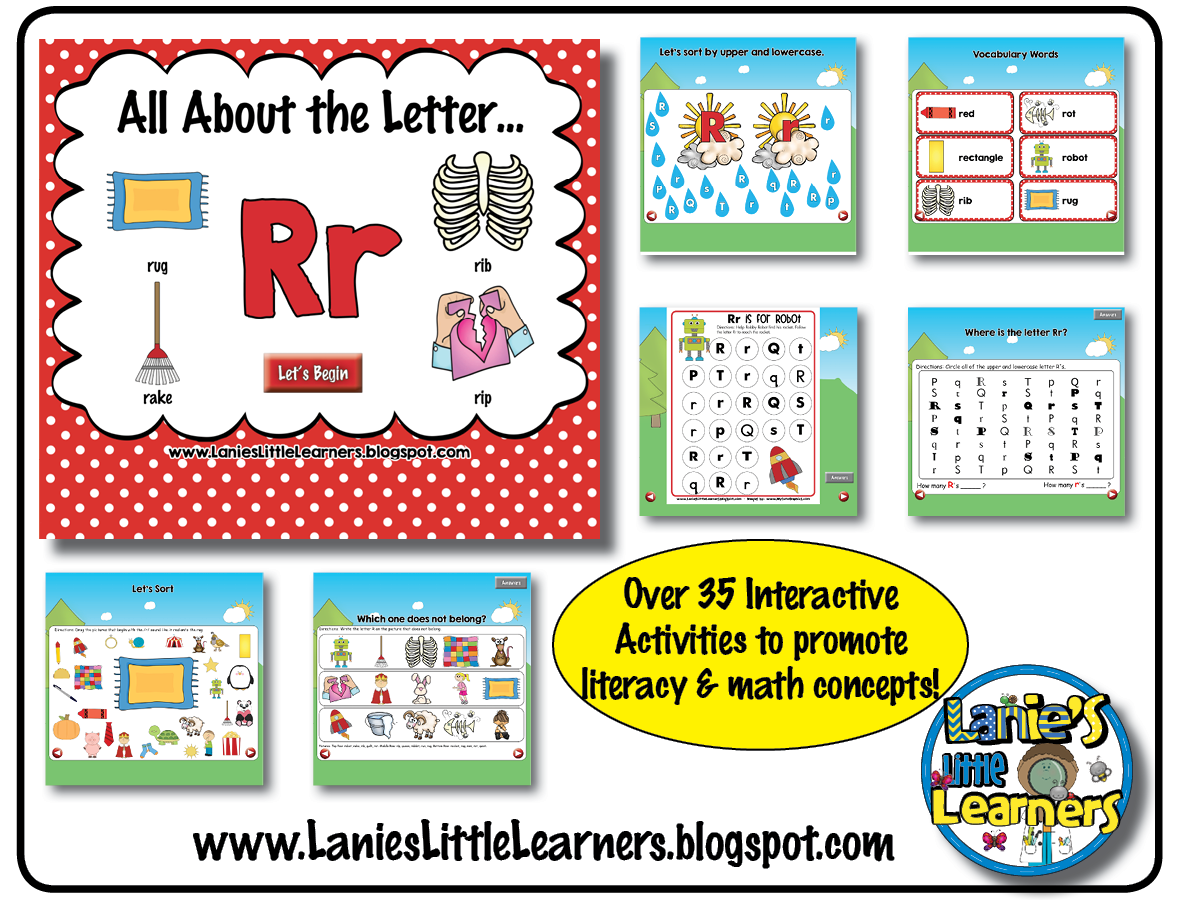 Lanie's Little Learners: All About the Letter Rr {Letter of the Week ...