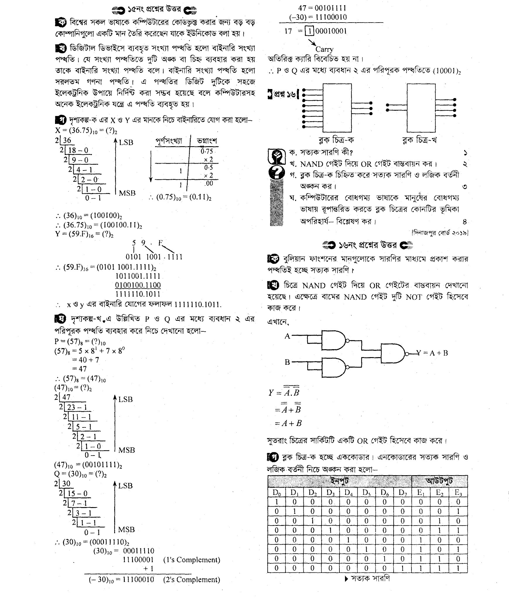 HSC ICT Chapter three Board Question with answer 2019 - URANUS TEACHING ...