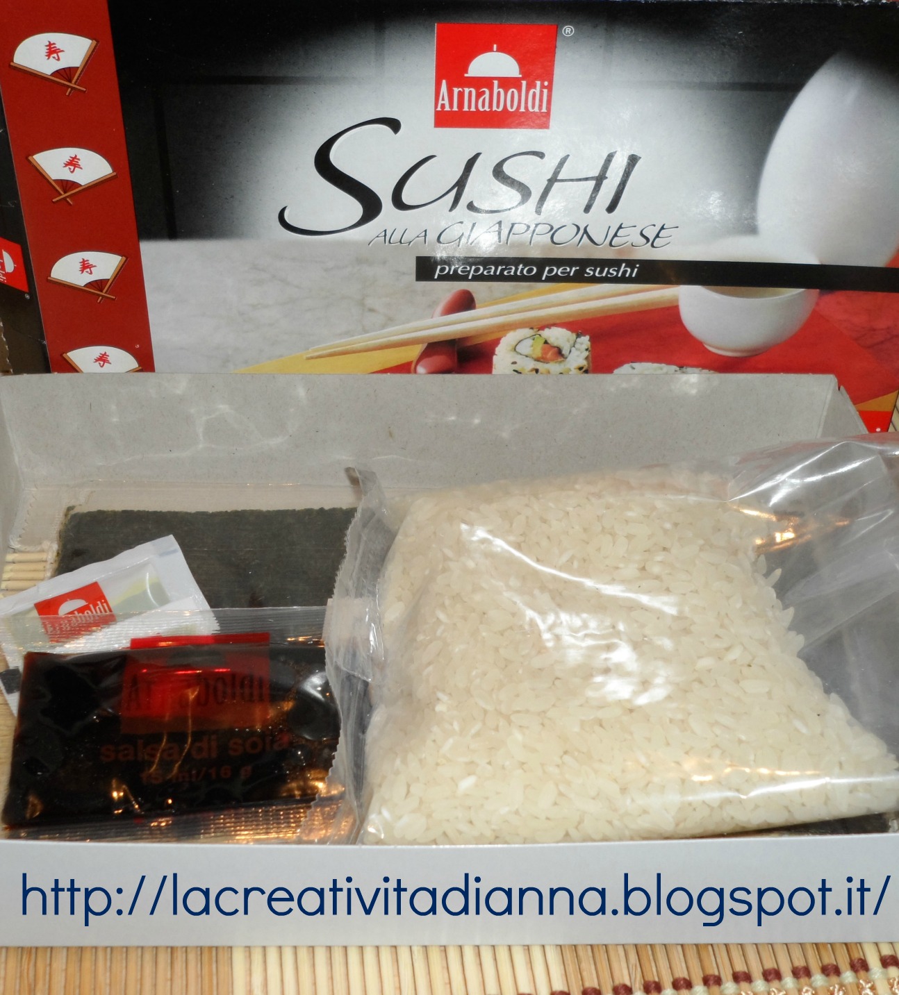 La Creatività di Anna!!!: Sushi a modo mio con Arnaboldi.