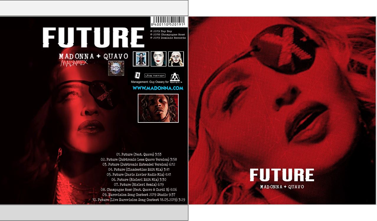 MA MADONNATHEQUE: MADONNA - Future - CD SINGLE - 2019