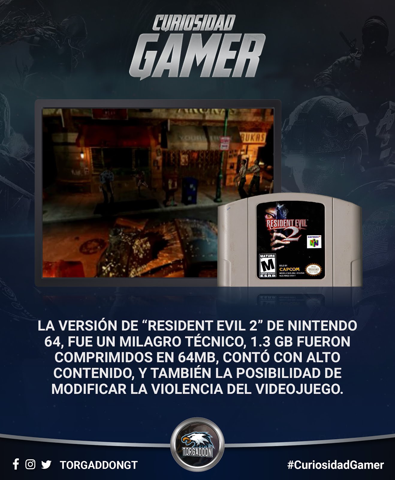 La versión de “Resident Evil 2” de Nintendo 64, fue un milagro técnico ...